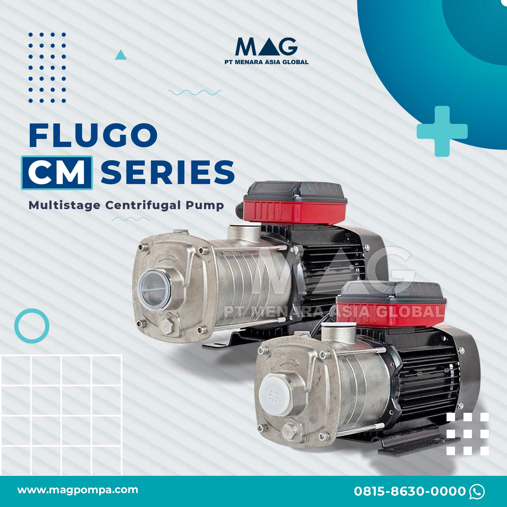 Pompa Multistage Sentrifugal Flugo CM Series